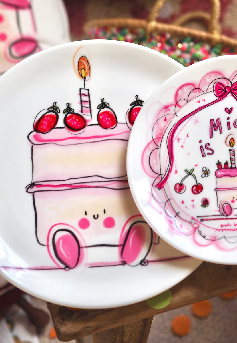 Pre Order The Bespoke Age Birthday Plate – From: Made by Leah